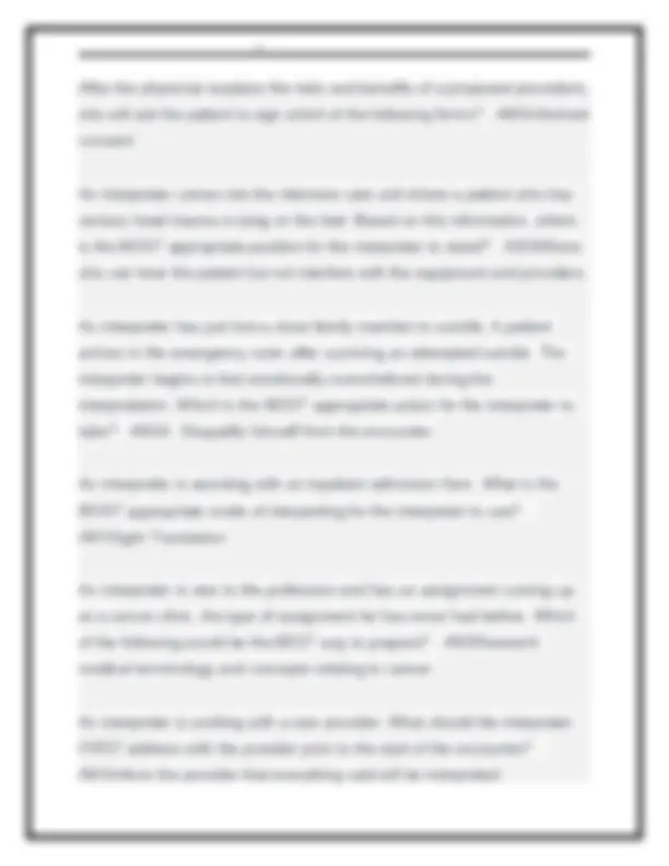 Spanish Interpreting Exam Guide for Medical Interpreters | Exams ...