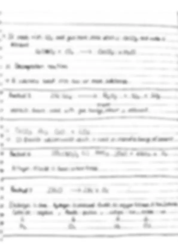 Chemical Reactions and Equations CH-1 Claas 10 | Study notes Earth ...