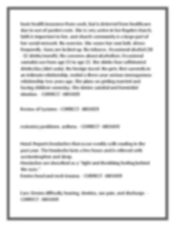 Tina Jones Shadow Health Exam: Comprehensive Case Study with Questions and Answers | Exams ...