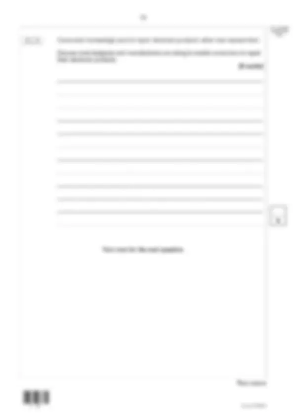 Actual 2024 AQA A-LEVEL DESIGN AND TECHNOLOGY: PRODUCT DESIGN 7552/2 ...