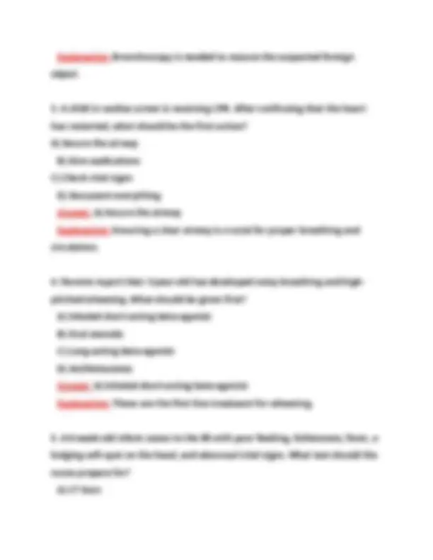 Emergency Nursing Pediatric Course ENPC 6th Edition EXAM tested ...