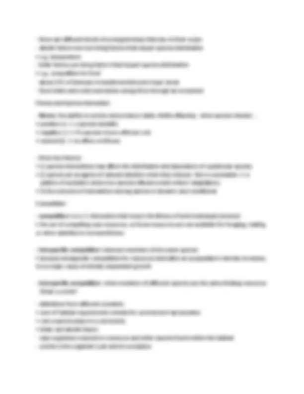 BISC 208 Mini-Exam 2 Study Guide 2023-2025 | Exams Biology | Docsity