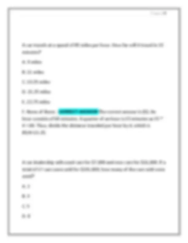 Wonderlic Test 2025|Actual Questions And Correct Detailed Answers With ...