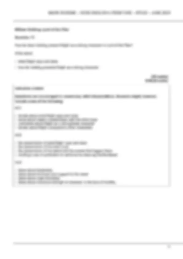 2023 AQA GCSE ENGLISH LITERATURE 8702/2 Paper 2 Modern texts and poetry ...