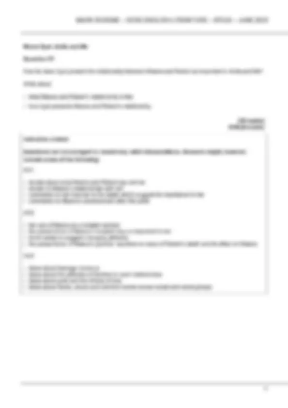 2023 AQA GCSE ENGLISH LITERATURE 8702/2 Paper 2 Modern texts and poetry ...