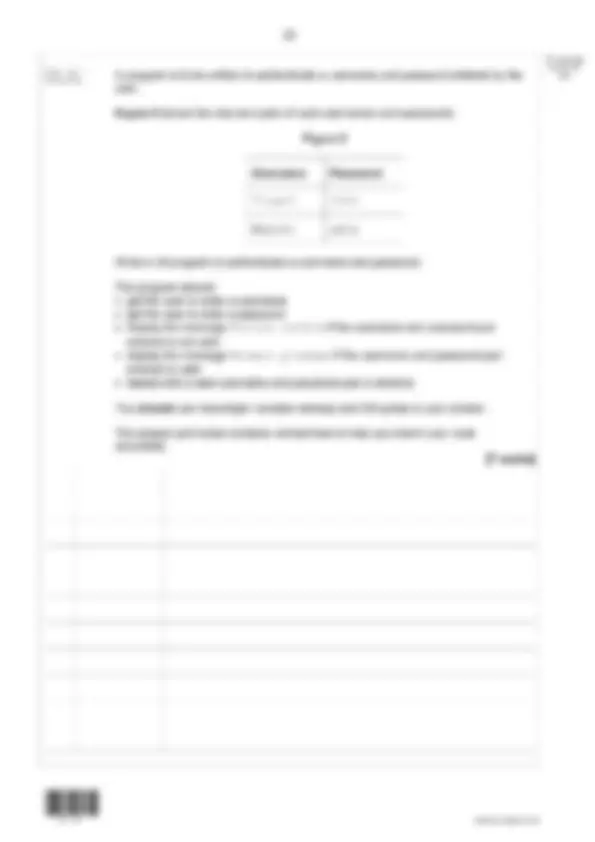 Actual 2024 AQA GCSE COMPUTER SCIENCE 8525/1A, 8525/1B, 8525/1C Paper 1 ...