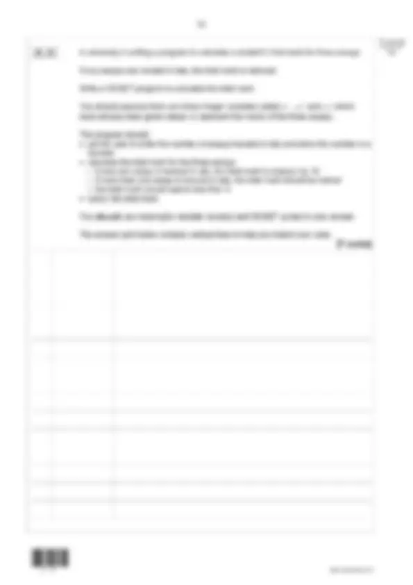 Actual 2024 AQA GCSE COMPUTER SCIENCE 8525/1A, 8525/1B, 8525/1C Paper 1 ...