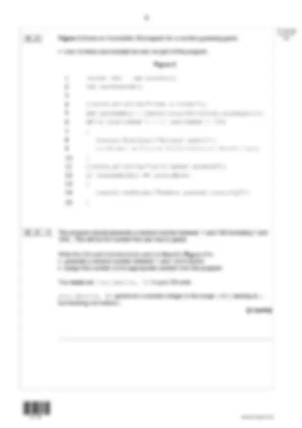 Actual 2024 AQA GCSE COMPUTER SCIENCE 8525/1A, 8525/1B, 8525/1C Paper 1 ...