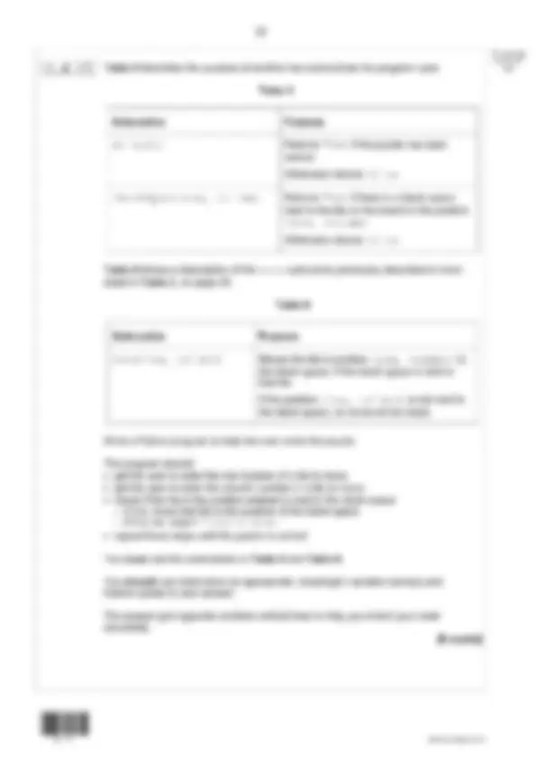 Actual 2024 AQA GCSE COMPUTER SCIENCE 8525/1A, 8525/1B, 8525/1C Paper 1 ...