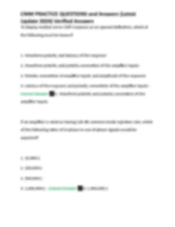 CNIM Practice Questions and Answers: A Comprehensive Guide to ...
