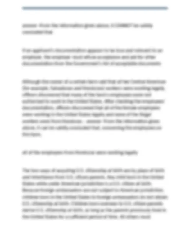 Entry-Level CBP Officer Logical Reasoning Test 2025.docx | Exams ...