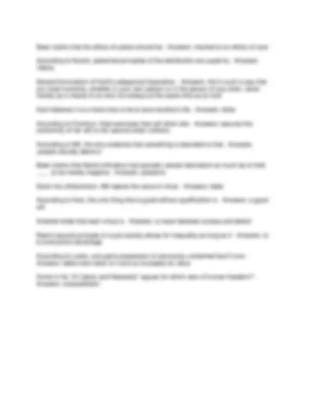 PHILOSOPHY 100 FINAL EXAM QUESTIONS & ANSWERS | Exams Social Sciences ...