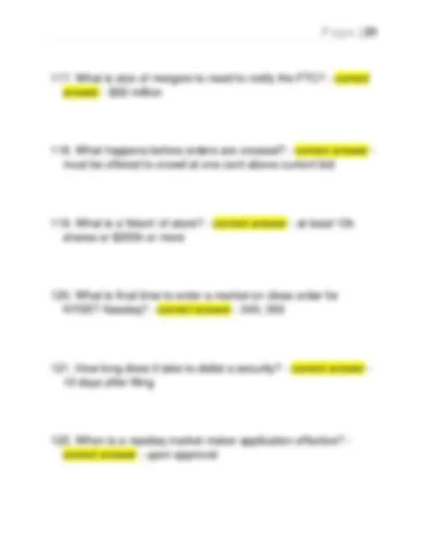 SERIES 24 - CHEAT SHEET 2025 BRAND NEW ACTUAL EXAM. | Exams Marketing ...