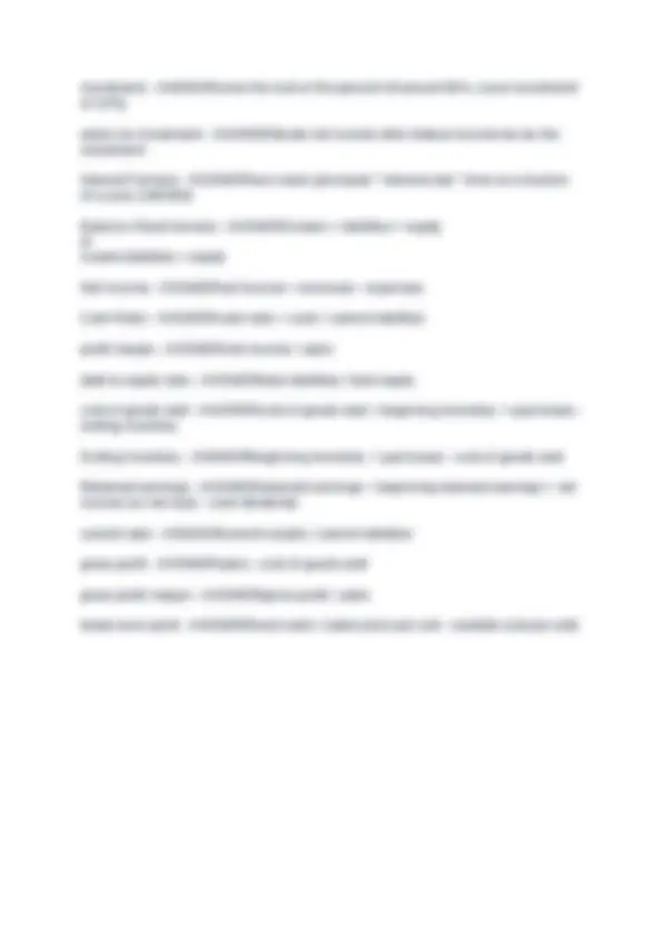 NOCTI ADVANCED ACCOUNTING STUDY GUIDE QUESTIONS & ANSWERS ( GRADED A+ ...