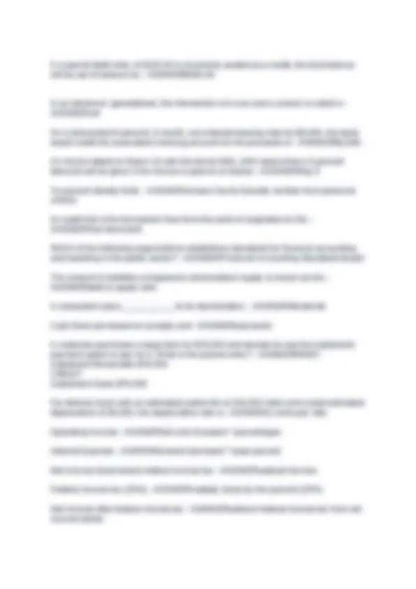 NOCTI ADVANCED ACCOUNTING STUDY GUIDE QUESTIONS & ANSWERS ( GRADED A+ ...