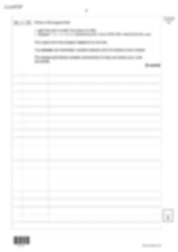 Actual 2024 AQA GCSE COMPUTER SCIENCE 8525/1A, 8525/1B, 8525/1C Paper 1 ...