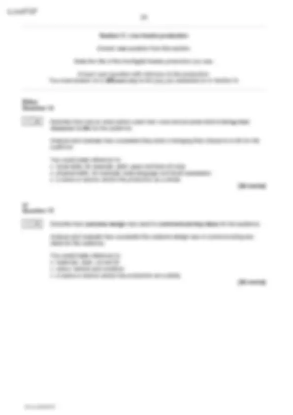 Actual 2024 AQA GCSE DRAMA 8261/W Component 1 Merged Question Paper ...