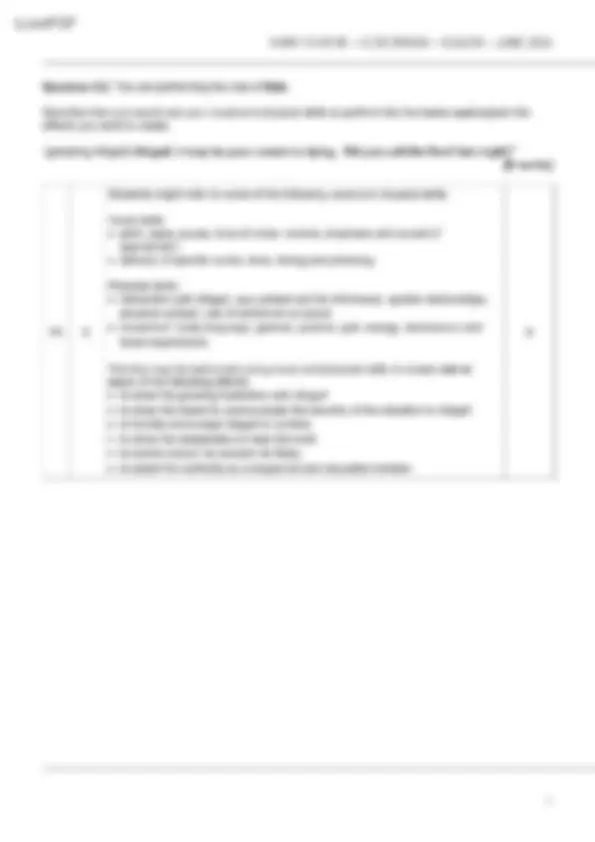Actual 2024 AQA GCSE DRAMA 8261/W Component 1 Merged Question Paper ...