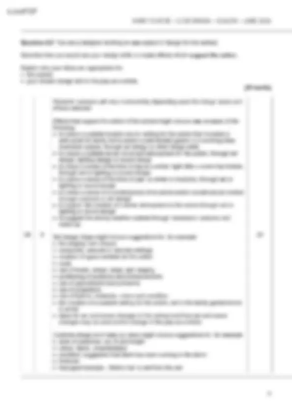 Actual 2024 AQA GCSE DRAMA 8261/W Component 1 Merged Question Paper ...