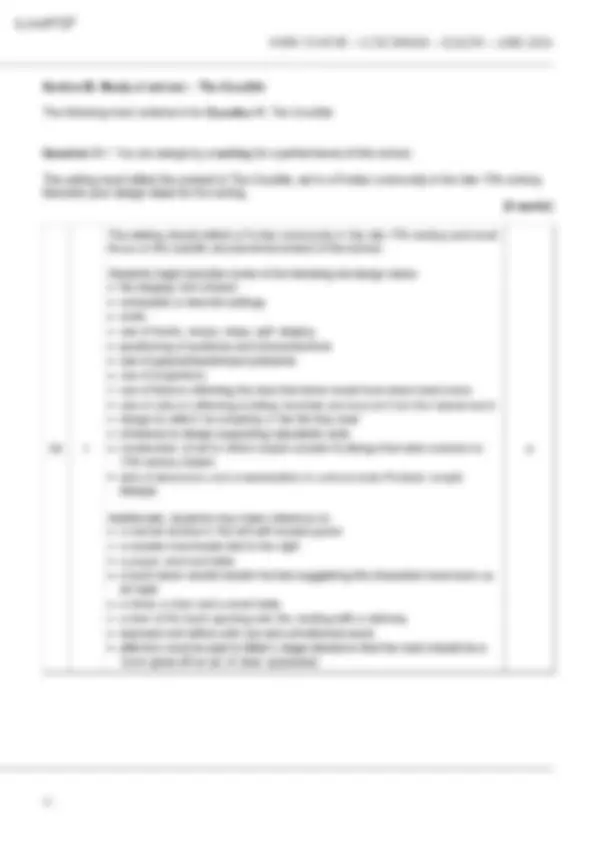 Actual 2024 AQA GCSE DRAMA 8261/W Component 1 Merged Question Paper ...
