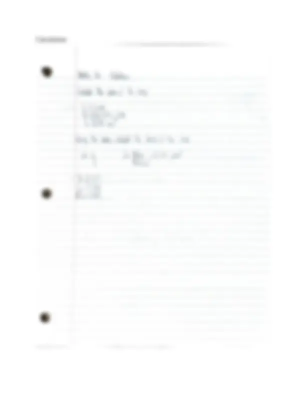 Density Lab for physics | Lecture notes Physics | Docsity