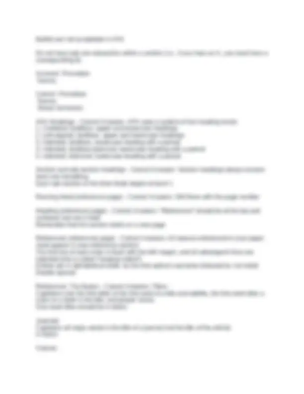 APA Formatting Style Guide: A Comprehensive Quiz and Answer Key | Exams ...