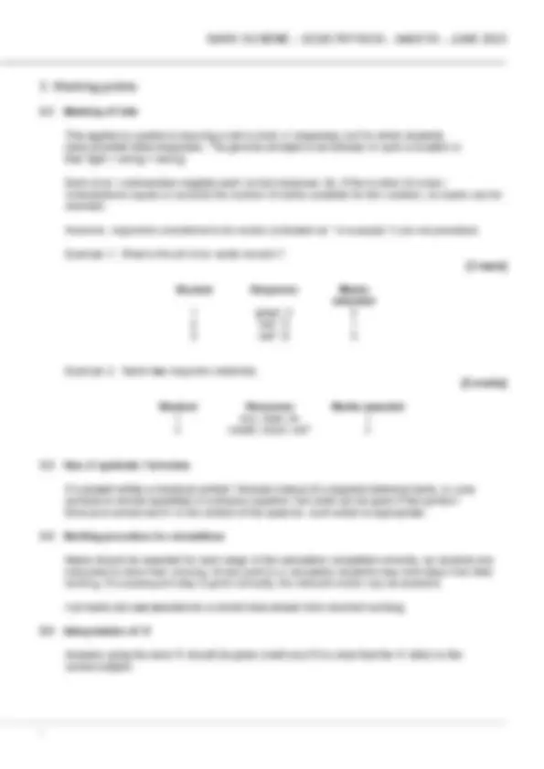 2023 AQA GCSE PHYSICS 8463/1H Paper 1 Higher Tier Question Paper & Mark scheme (Merged) J ...