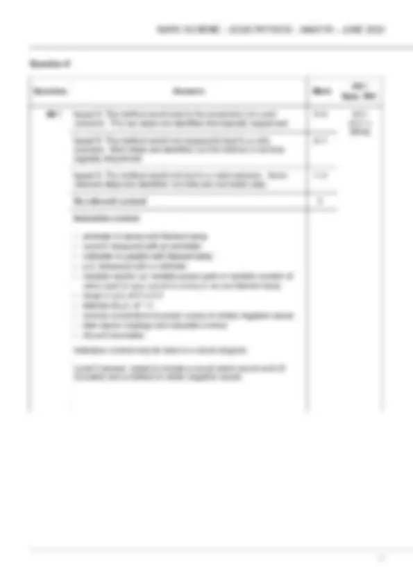 2023 AQA GCSE PHYSICS 8463/1H Paper 1 Higher Tier Question Paper & Mark scheme (Merged) J ...