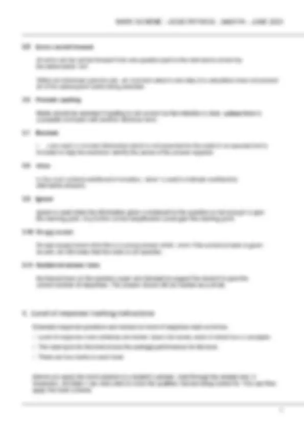 2023 AQA GCSE PHYSICS 8463/1H Paper 1 Higher Tier Question Paper & Mark scheme (Merged) J ...