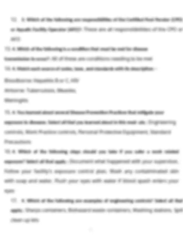 PECTORA MINI QUIZ QUESTIONS UPDATED VERSION LATEST DOWNLOAD[REVISED ...