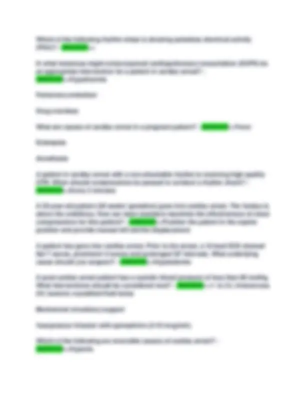 ACLS RED CROSS 2025 EMAM QUESTIONS AND ANSWERS | Exams Nursing | Docsity