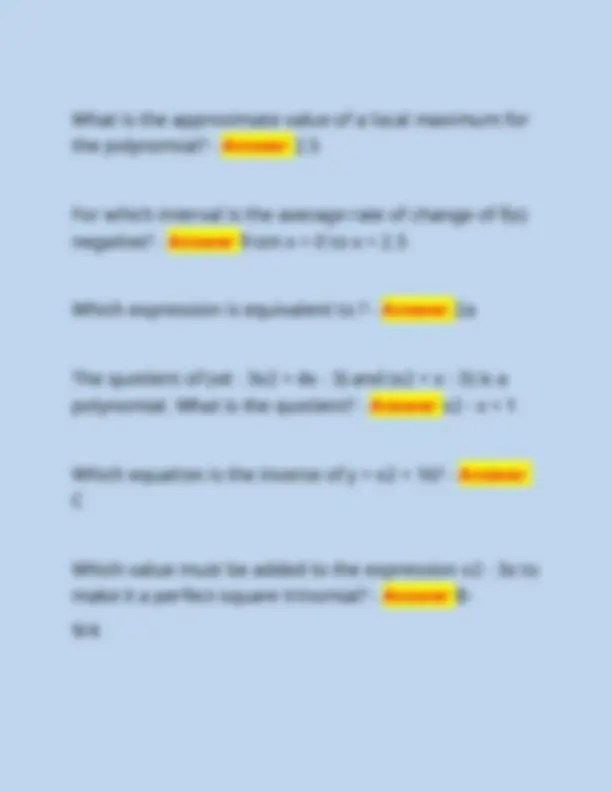 Algebra Cumulative Exam Questions and Solutions: A Comprehensive Review ...
