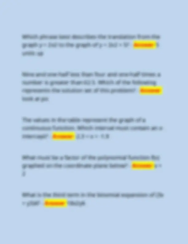 Algebra Cumulative Exam Questions and Solutions: A Comprehensive Review ...