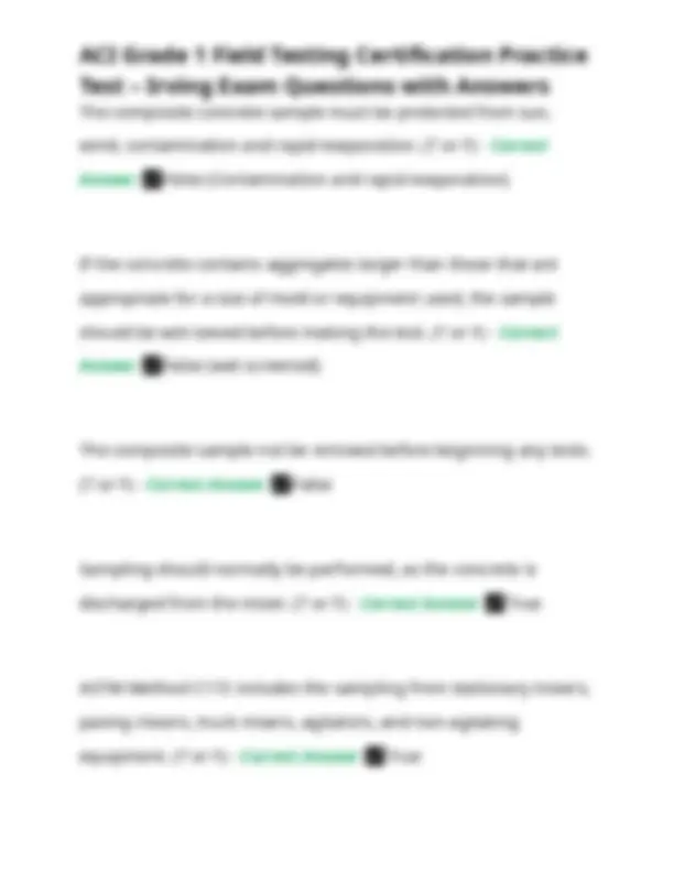 ACI Grade 1 Field Testing Certification Practice Test – Irving Exam ...