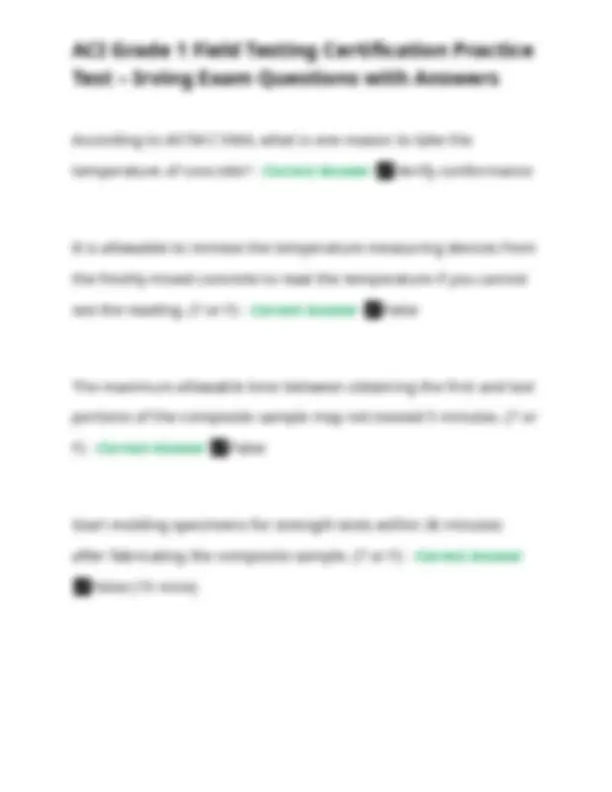 ACI Grade 1 Field Testing Certification Practice Test – Irving Exam ...