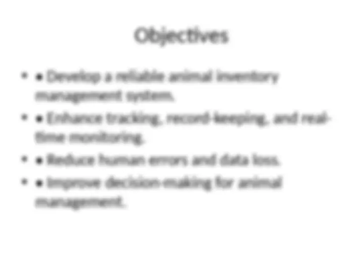 Animal Inventory system presentation | Study Guides, Projects, Research ...