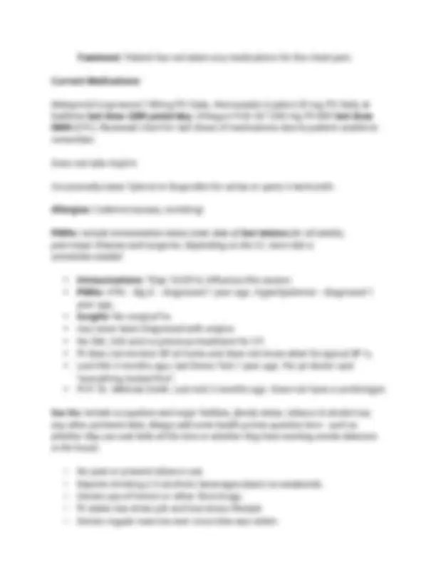 SOAP Note Case Study: Recurrent Chest Pain in a 58-Year-Old Male ...