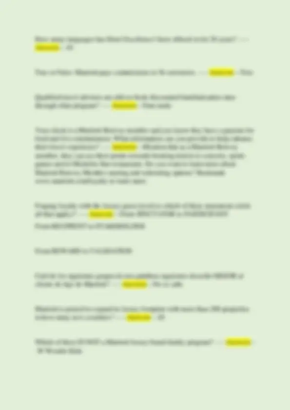 MARRIOTT CERTIFICATION EXAM STUDY GUIDE | 300 QUESTIONS WITH 100% ...