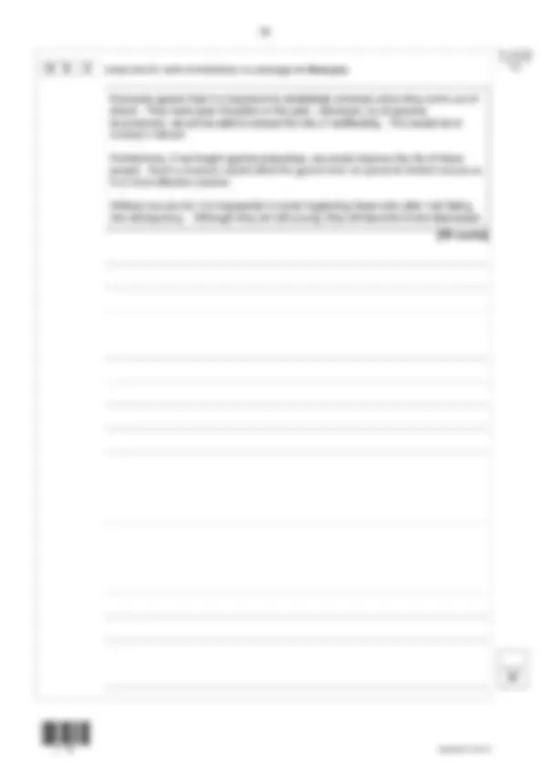 Actual 2024 AQA A-level FRENCH 7652/1 Paper 1 QP + Mark Scheme + Insert ...