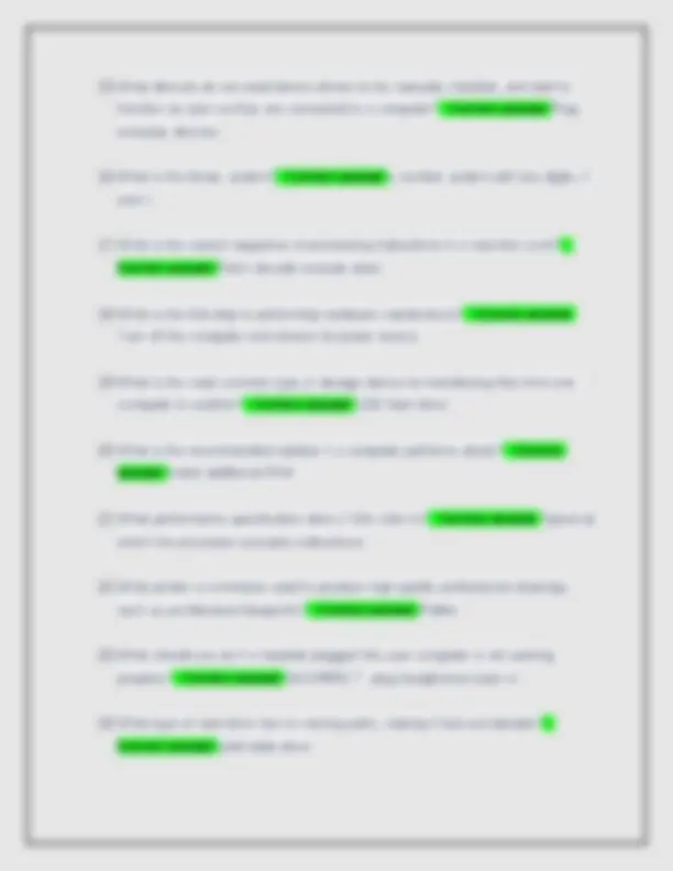 MODULE 3 COMPUTER CONCEPTS EXAM TEST RATED 100% CORRECT | Exams Nursing ...