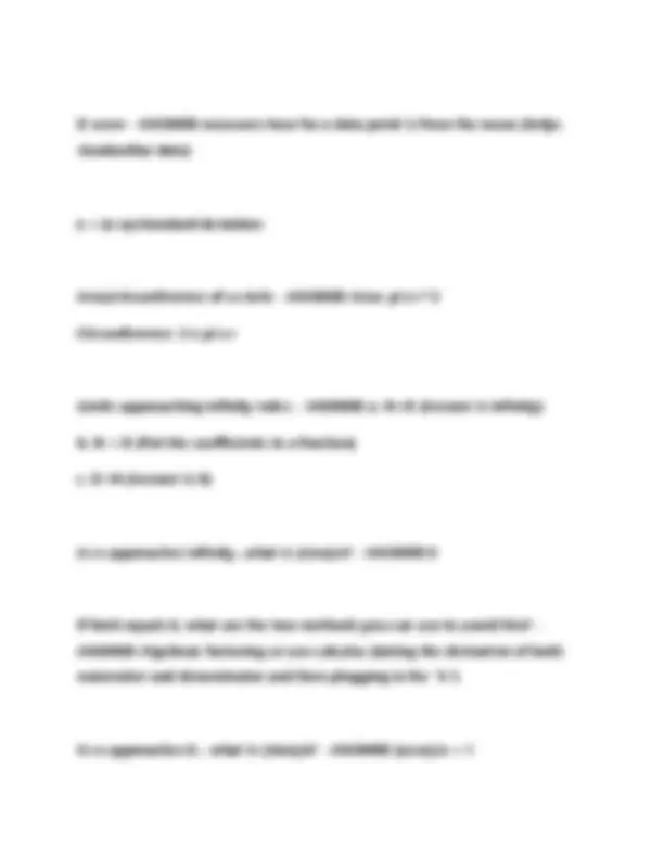 PCAT Math Study Guide With Solution | Exams Advanced Education | Docsity