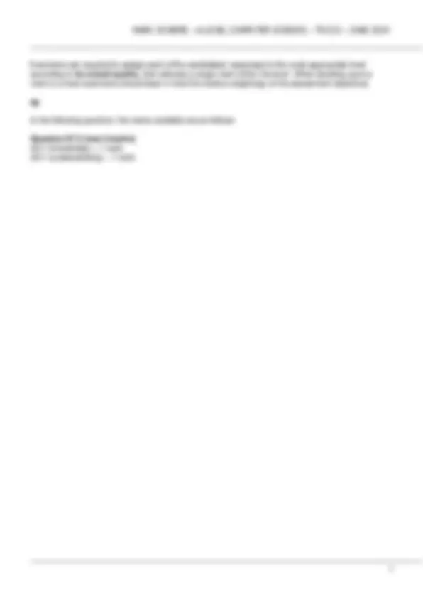 2024 AQA A-Level COMPUTER SCIENCE 7517/2 Paper 2 Verified Question ...