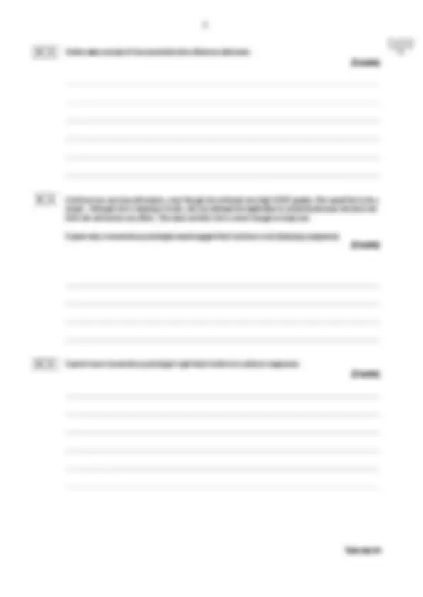 2024 AQA A-Level PSYCHOLOGY 7182/2 Paper 2 Psychology in context ...