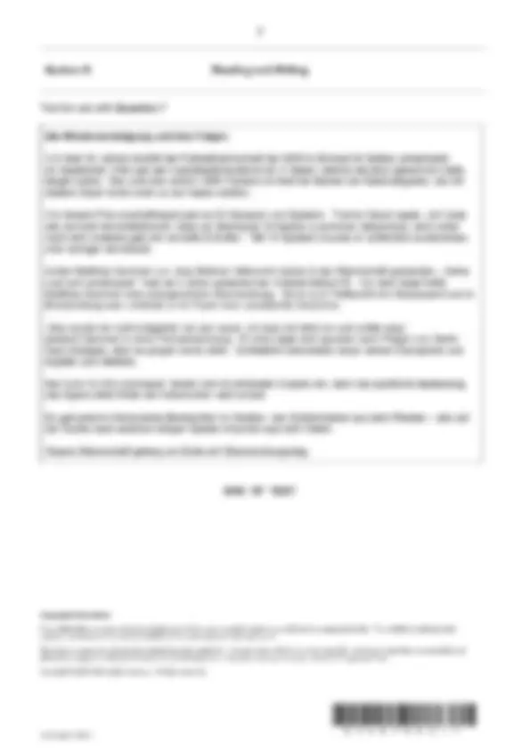 Actual 2024 AQA A-level GERMAN 7662/1 Paper 1 Question Paper + Mark ...