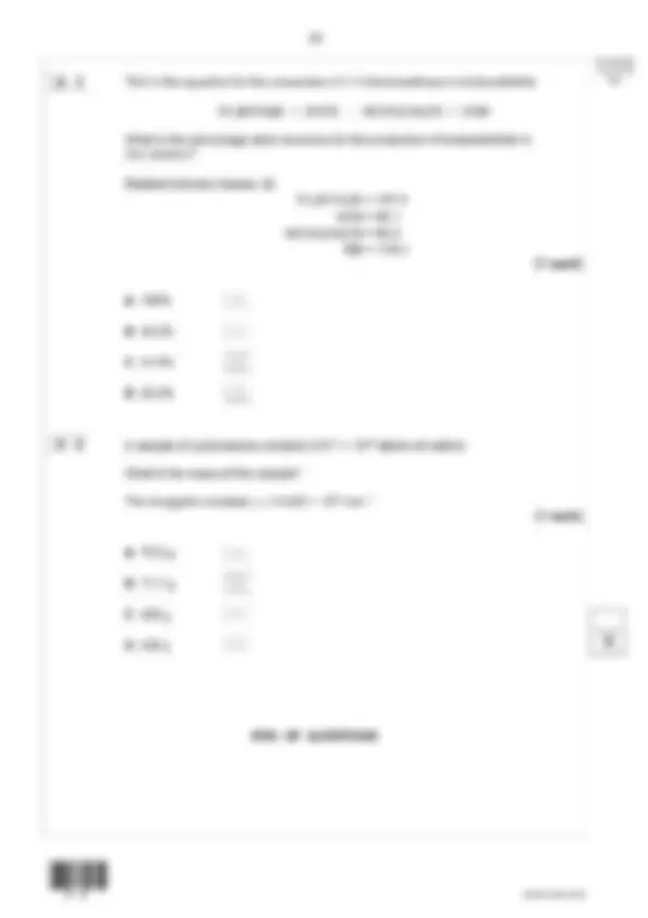 Actual 2024 AQA AS CHEMISTRY 7404/2 Paper 2 Merged Question Paper + Mark Scheme + Insert | Exams ...