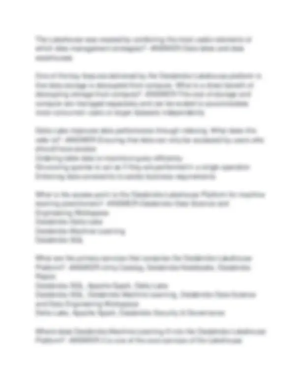 Databricks Lakehouse Fundamentals Exam Latest 2024 | Databricks ...