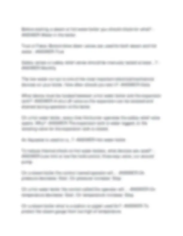 Minnesota Special Engineer Boiler License Practice Exam Update 2024 ...