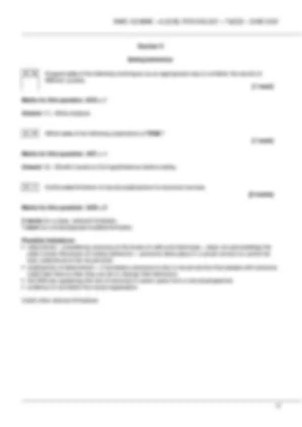 2024 AQA A-Level PSYCHOLOGY 7182/3 Paper 3 Issues and options in ...