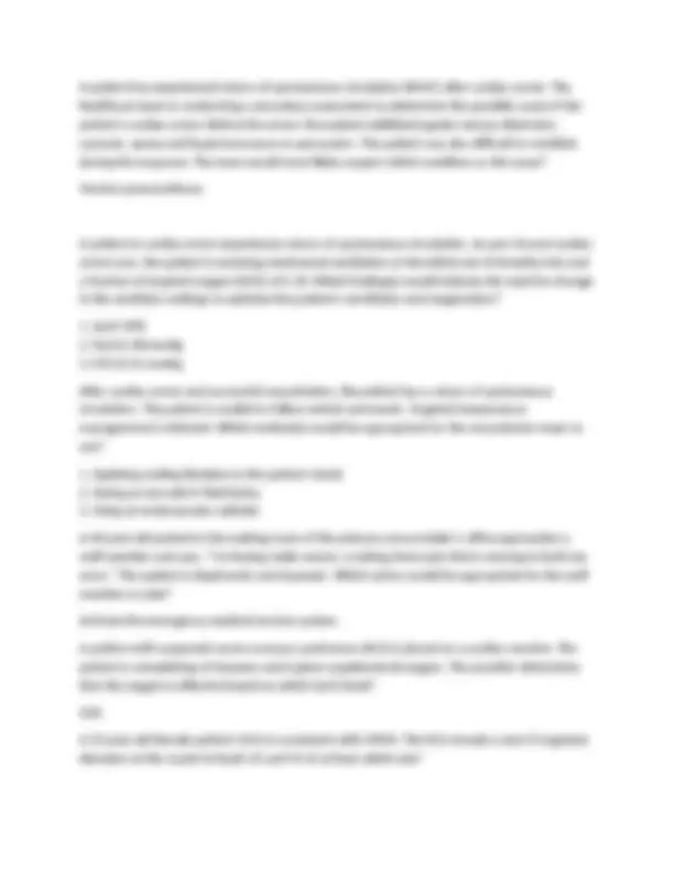 ALS ACLS RED CROSS FINAL EXAM QUESTIONS AND ANSWERS | Exams Advanced ...
