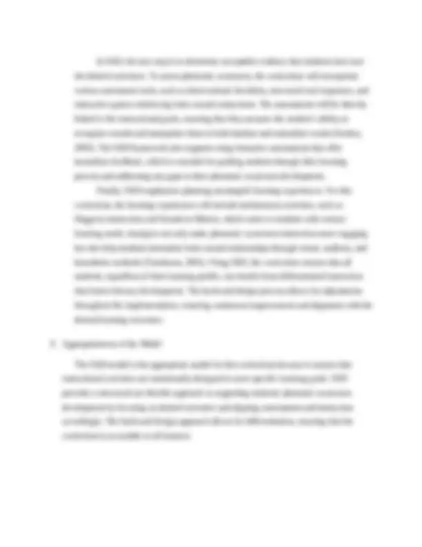 D631 Task 1: APPLIES CURRICULUM MODELS Masters in Curric | Thesis ...